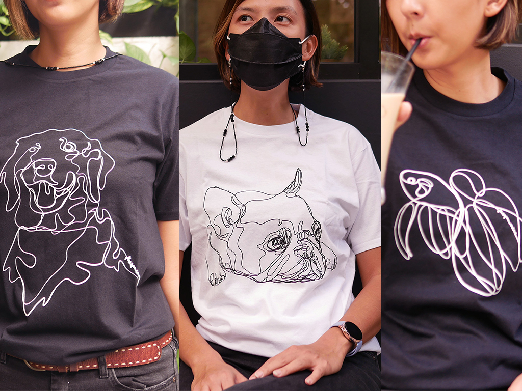 One Line Art T-Shirt Series 1 – The Space Wanderer